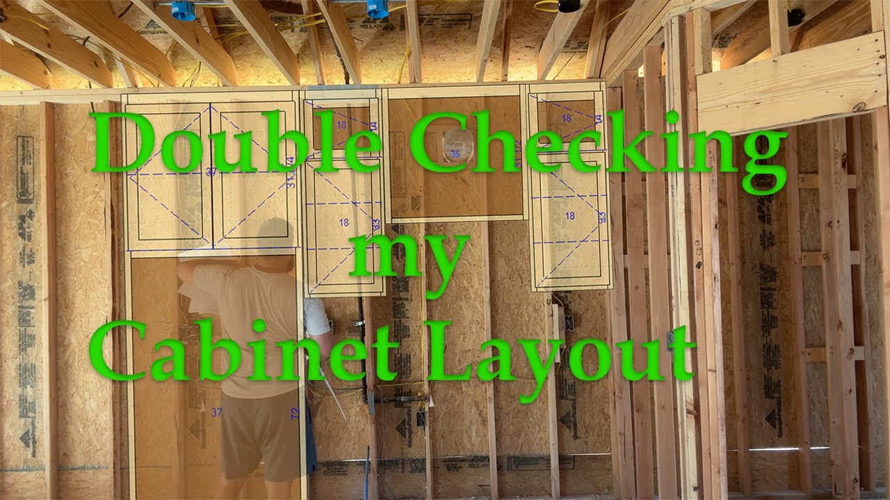 Double checking my cabinet layout for a custom job - YouTube