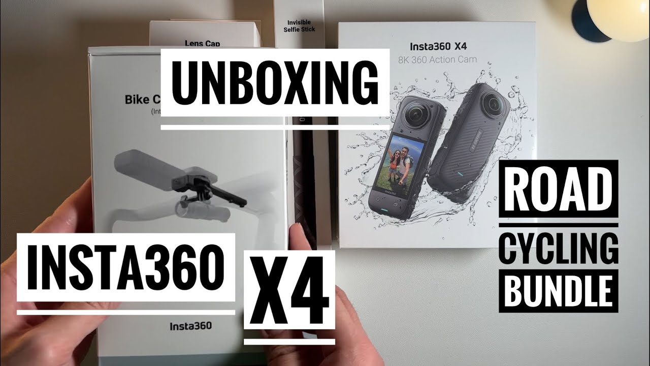 Unboxing Insta360 X4 Road cycling bundle - all boxes - YouTube
