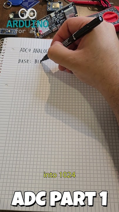 What is an ADC? (Analog to Digital Converter) #maths #binary #mathstricks - YouTube