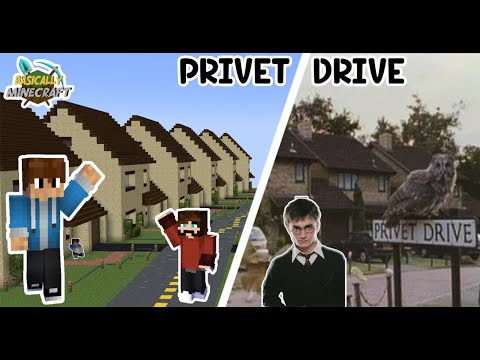 Harry Potter, Privet Drive In Minecraft! - Basically Minecraft Season 2 ...