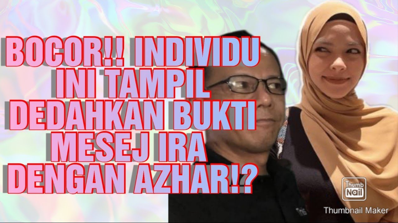 Tersebar!! Mesej M3sr4 Ira kazar dengan Azhar Sulaiman?? Ini buktinya ...