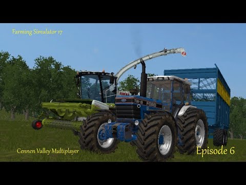 Fs17 - Cennen Valley Multiplayer - Episode 6 - Bit of Silage - YouTube