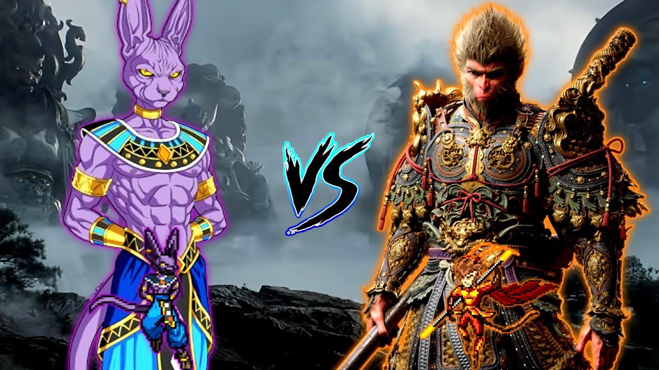 Beerus V6 (Inseph) (New) VS Monkey King (Sun Wukong) in Jump Force ...