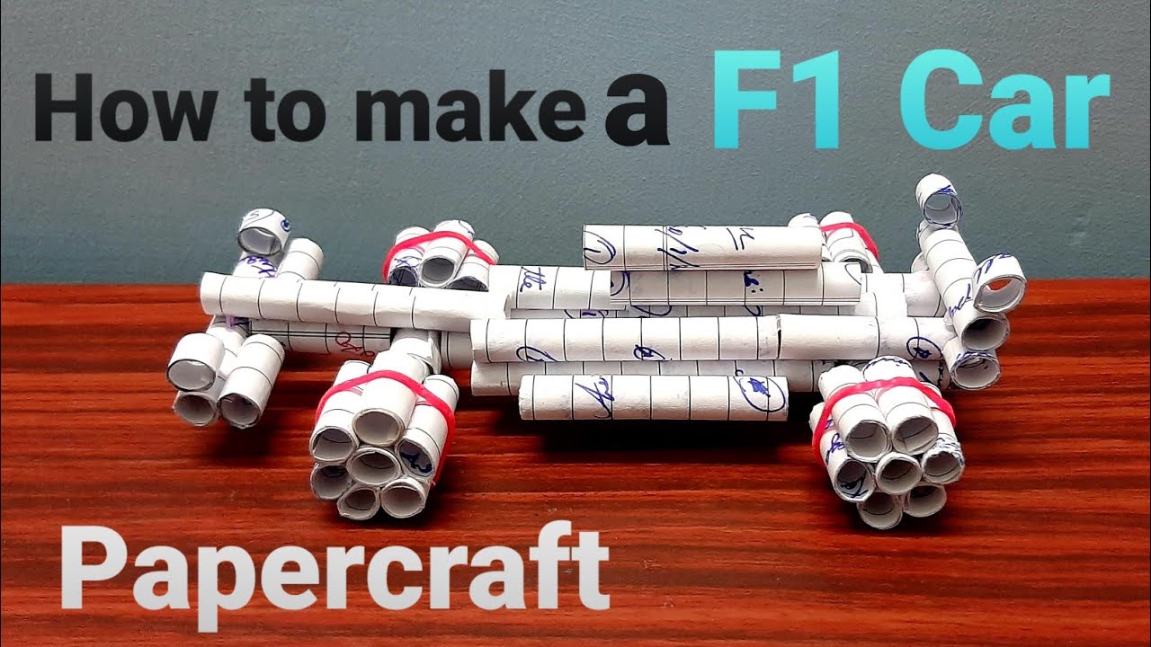How to make an F1 Car - Papercraft by Ryan - YouTube