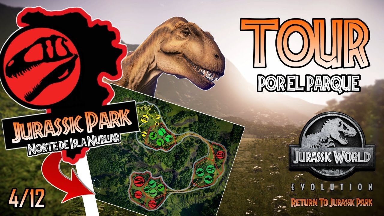Jurassic Park: Norte de Isla Nublar - TOUR por el Parque (4 de 12 ...