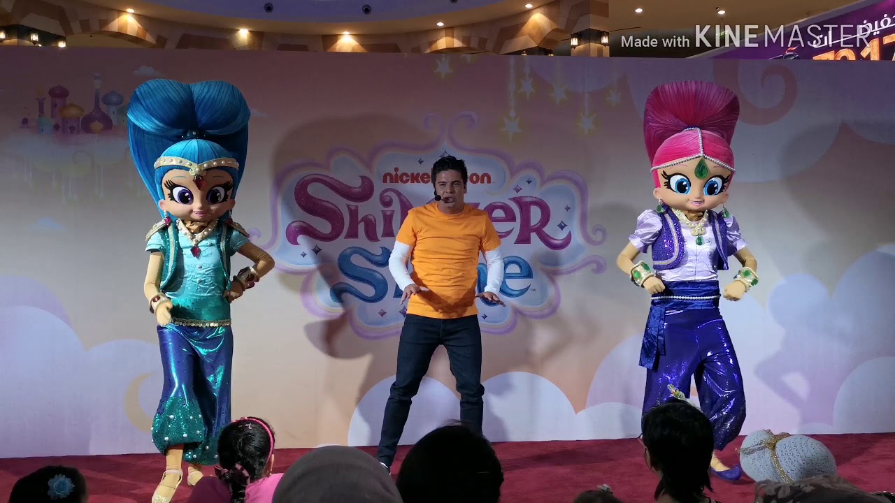 Shimmer & Shine Live show in Riyadh || Shimmer and Shine full dancing ...