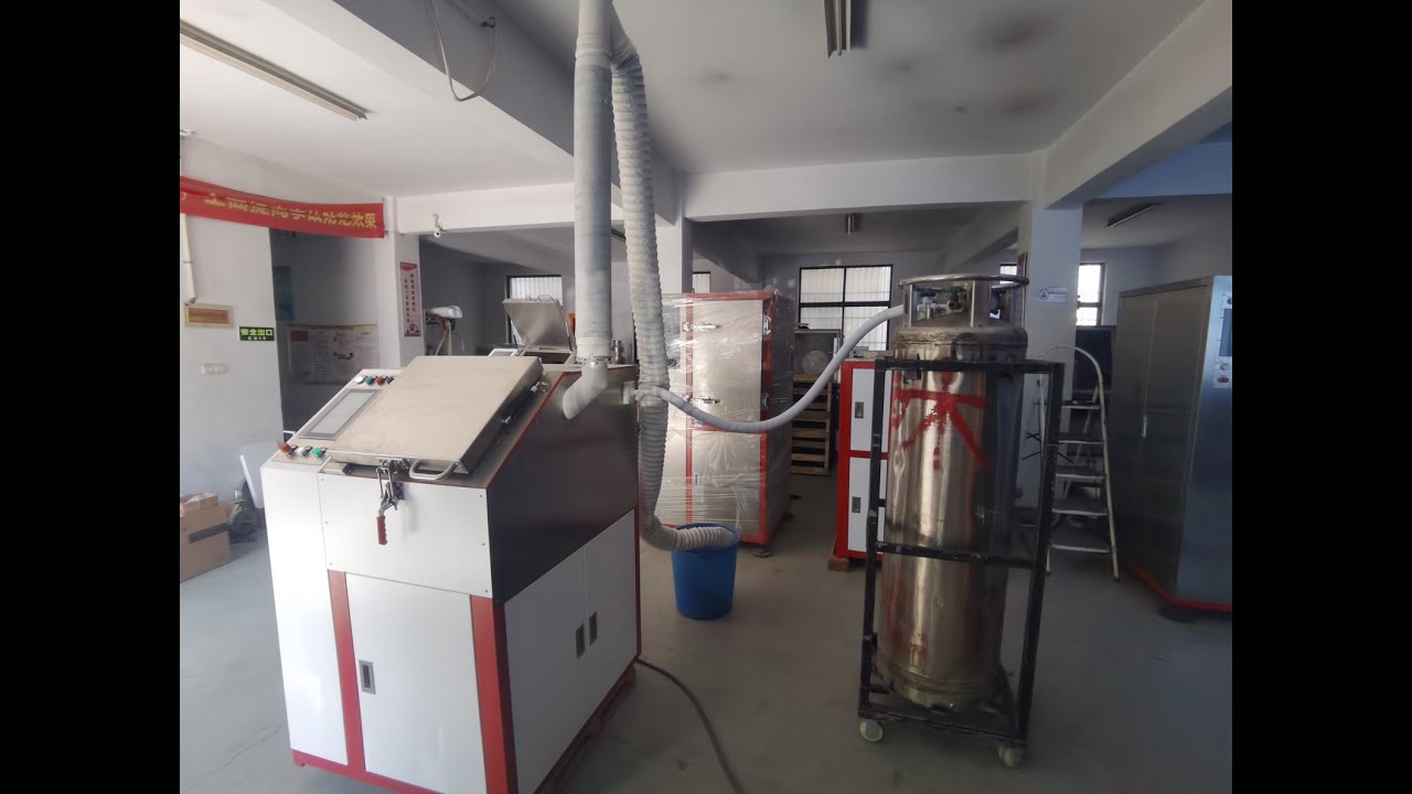 PG-40T Cryogenic Deflashing&Deburring Machine On Deflashing O-rings ...