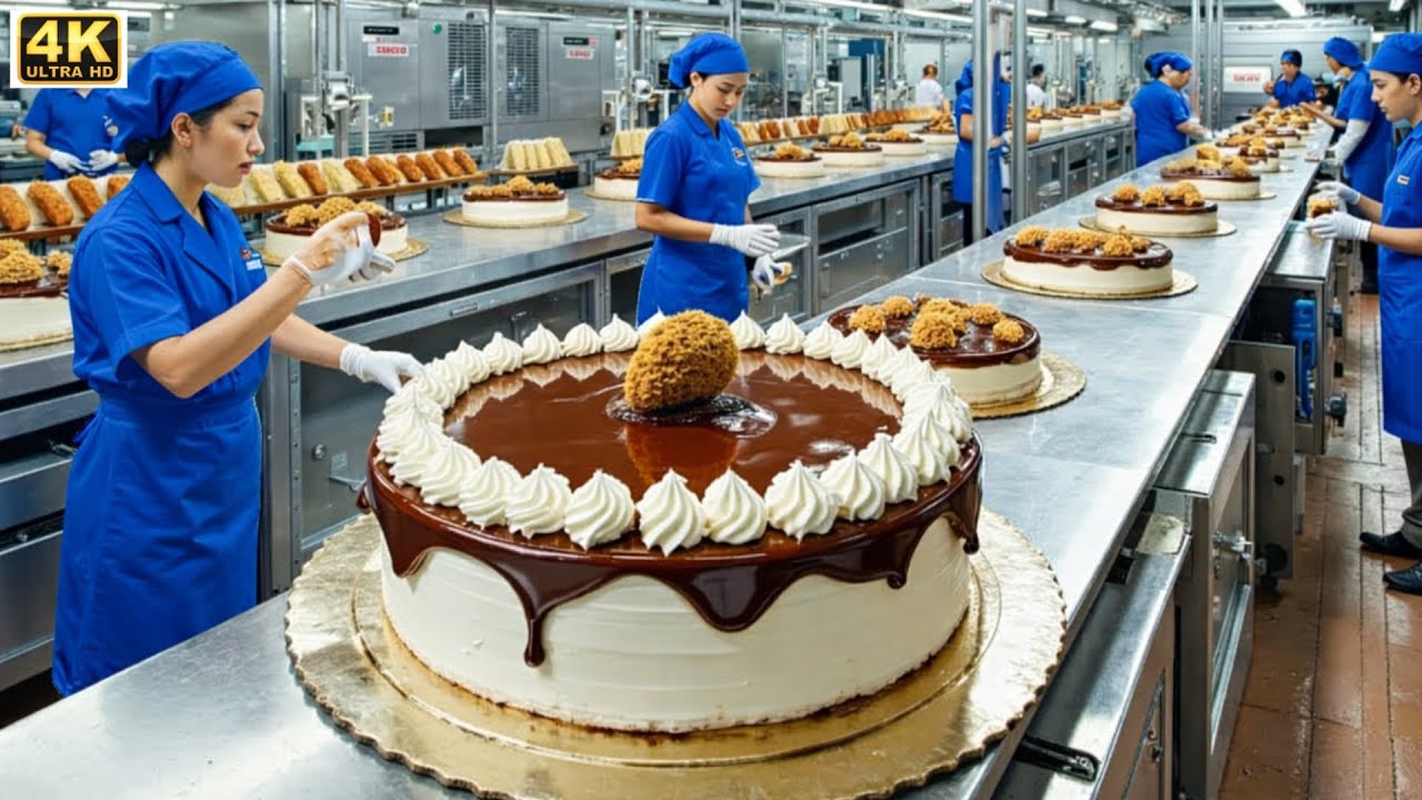Inside a Billion-Dollar 😱 Birthday Cake Factory | Full Manufacturing ...