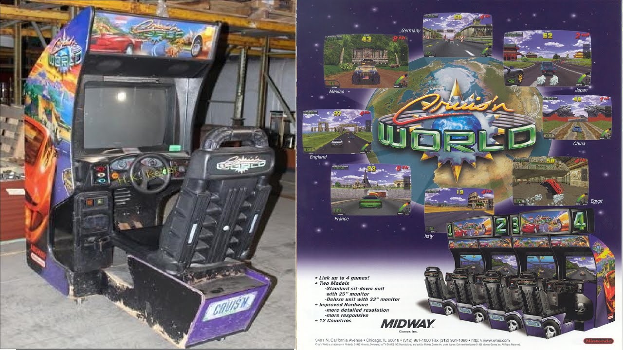 Cruis'n World (Arcade) - Playthrough HD - MAME - YouTube