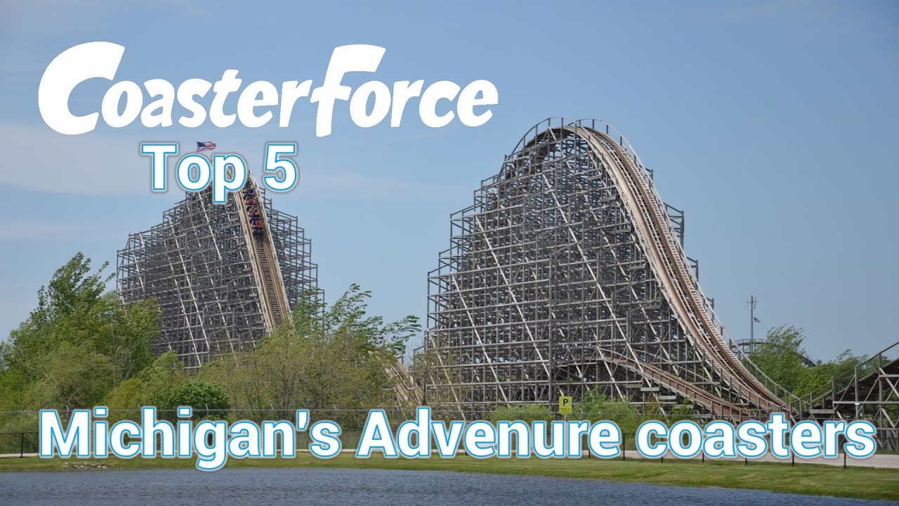 Top 5 Michigan's Adventure coasters - YouTube