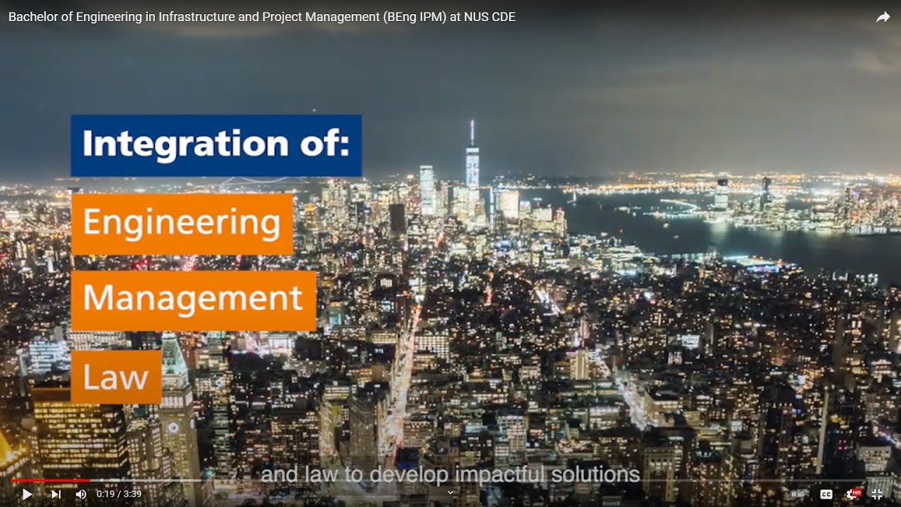 Bachelor of Engineering in Infrastructure and Project Management (BEng ...