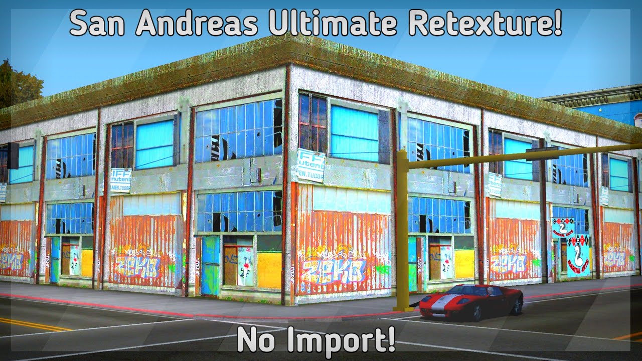 San Andreas Ultimate Retexture | No Import | GTA SA Android - YouTube