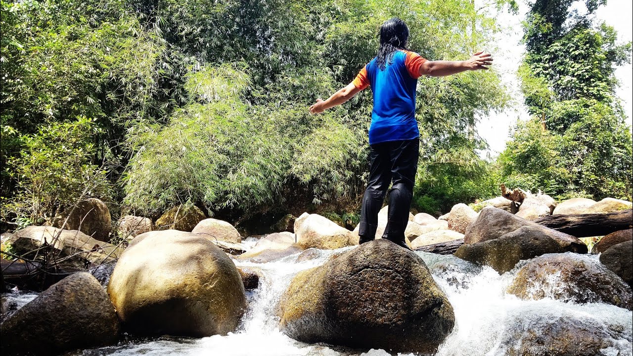 Stone Waterfall Sungai Kerling - YouTube