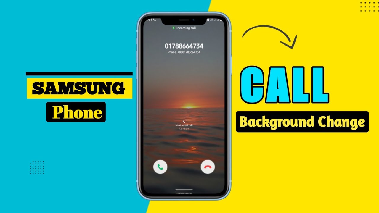 How To Set Samsung phone incoming Call Background 🔥How To Change ...