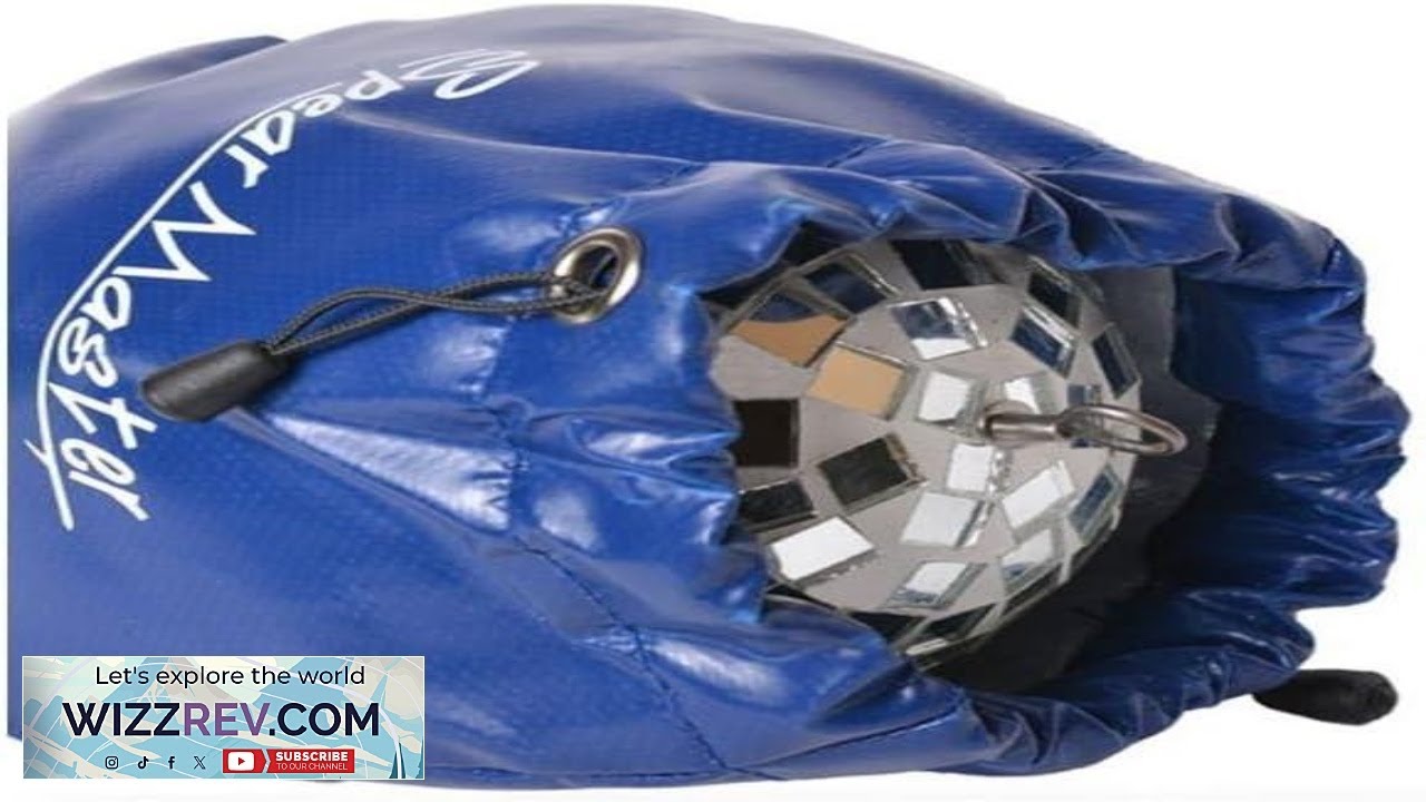 Neptonics Disco Beam Light Ball Flasher with Bungee Strap Easy Wind ...