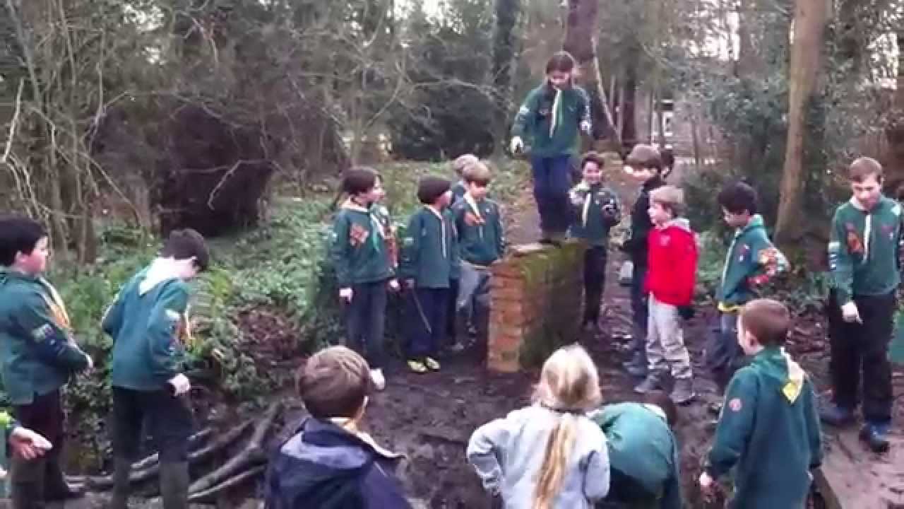 Muddy cubs fun Gilwell Park - YouTube