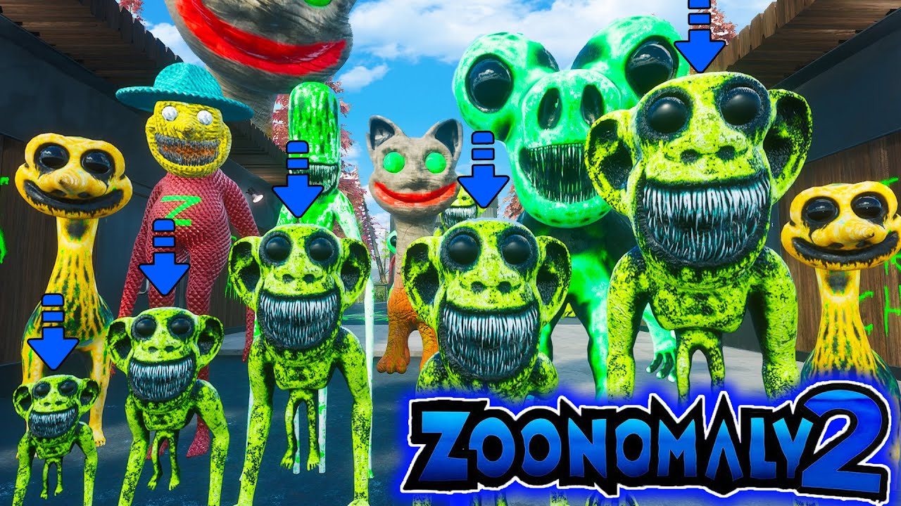Zoonomaly 2 - ALL JUMPSCARES vs MOBILE vs MINECRAFT vs GARRY'S MOD and ...