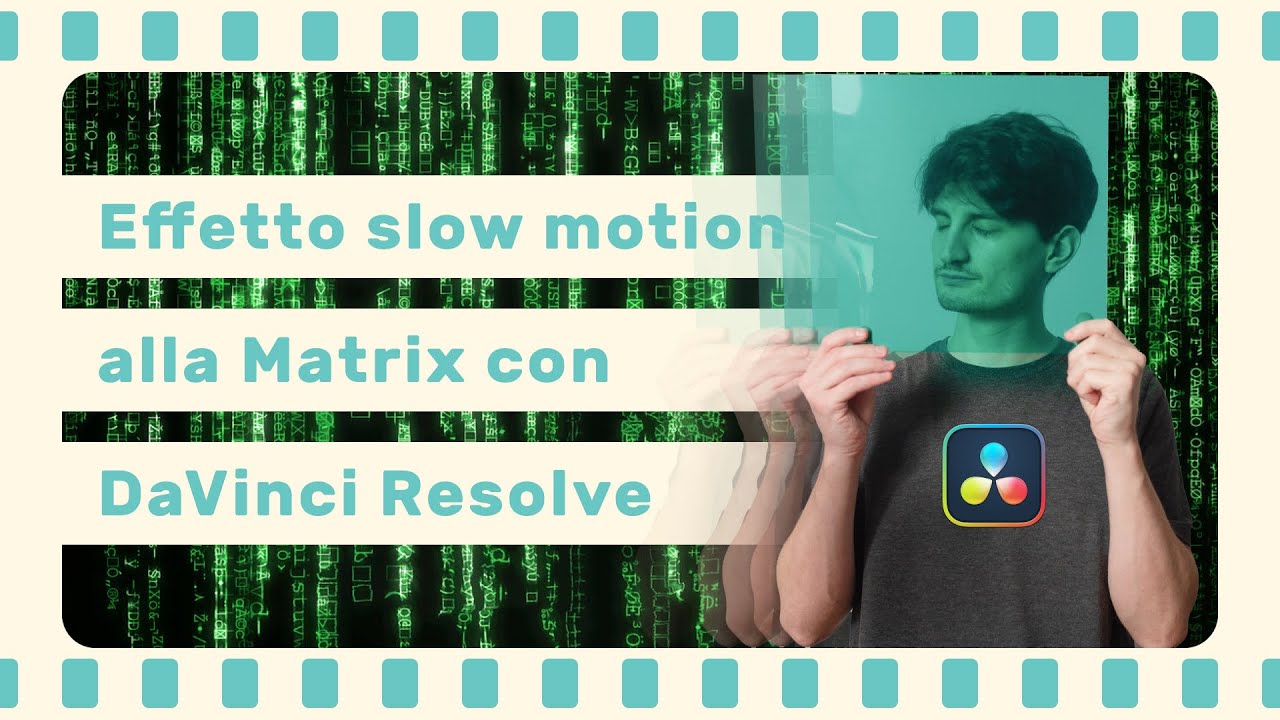 Effetto slow motion alla Matrix con i Motion Trail in DaVinci - YouTube
