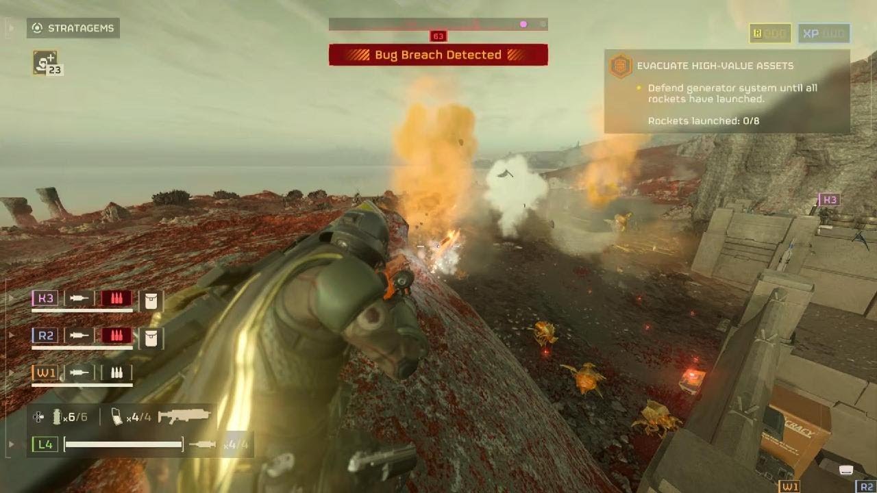 HELLDIVERS 2 fire fun party - YouTube