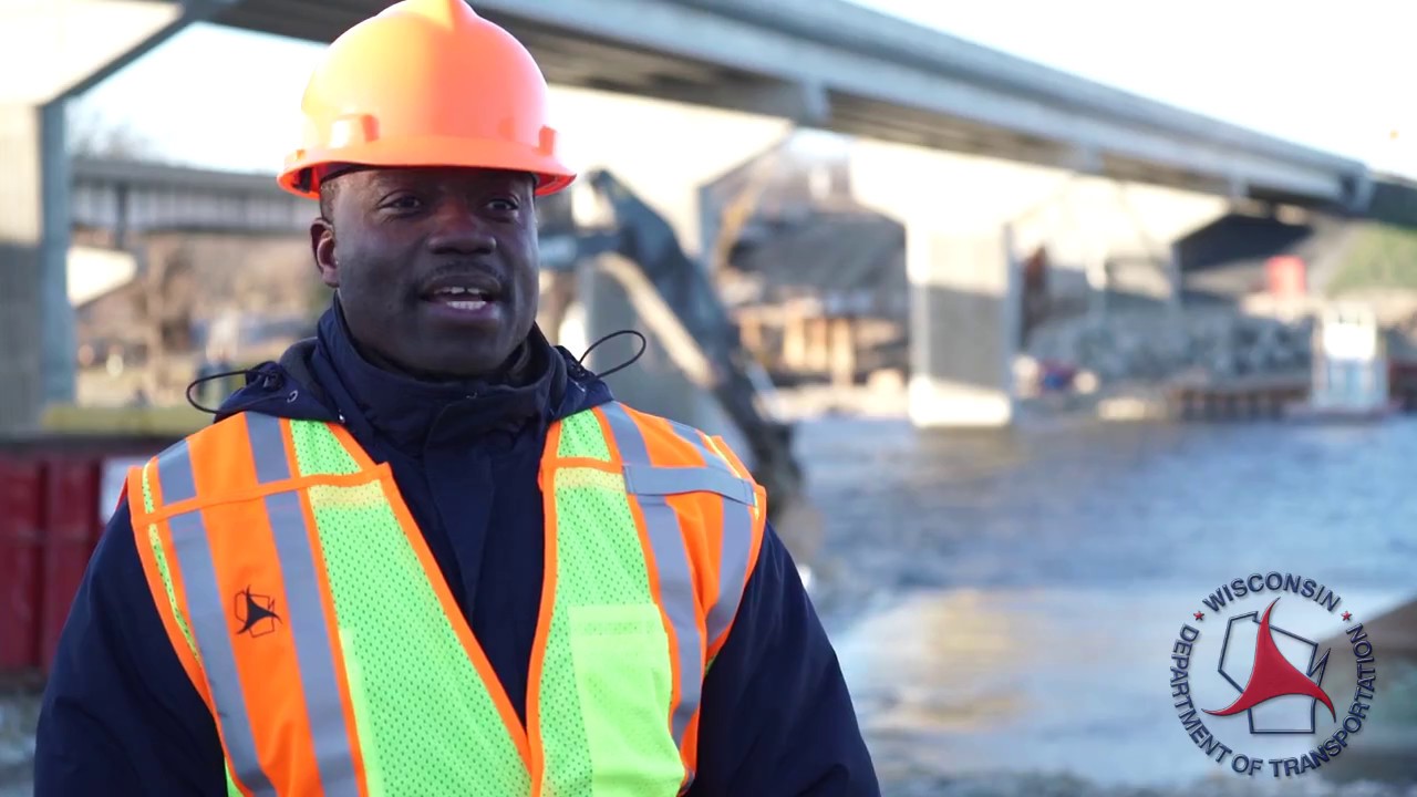 Successful Demolition of I-39/90 Bridge Piers at Rock River - YouTube