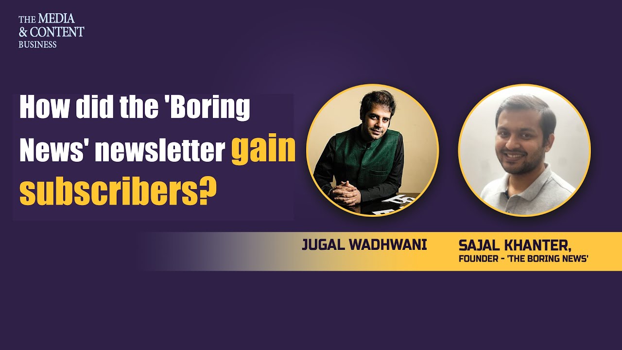 How did the 'Boring News' newsletter gain subscribe | The Media and ...