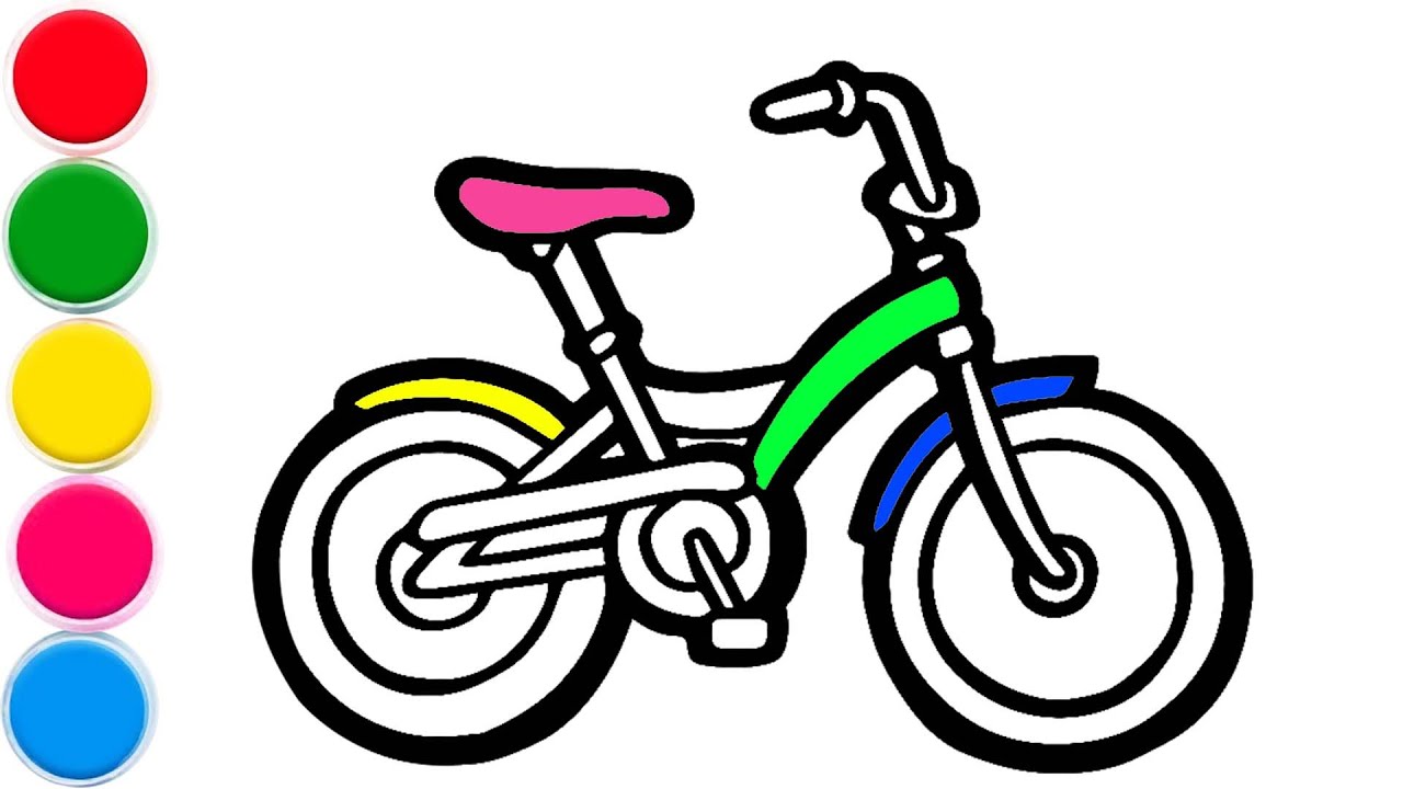 How to Draw a Bicycle | Step by Step - YouTube