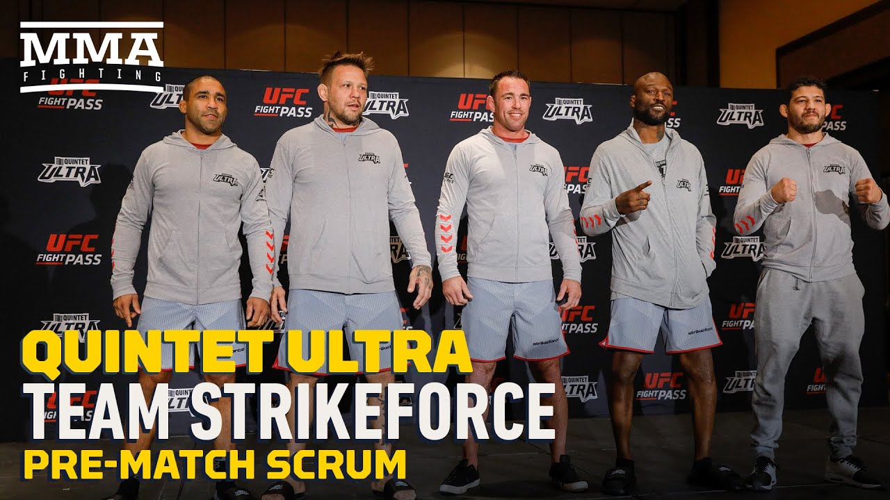 Quintet Ultra: Team Strikeforce Pre-Match Scrum - MMA Fighting - YouTube