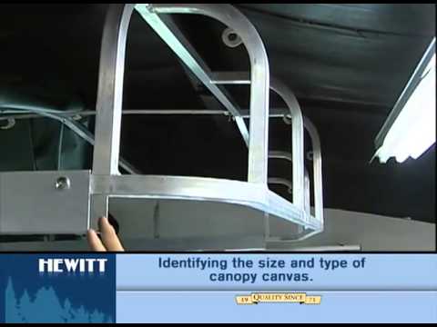 Canopy — How to identify the size and type of the frame - YouTube