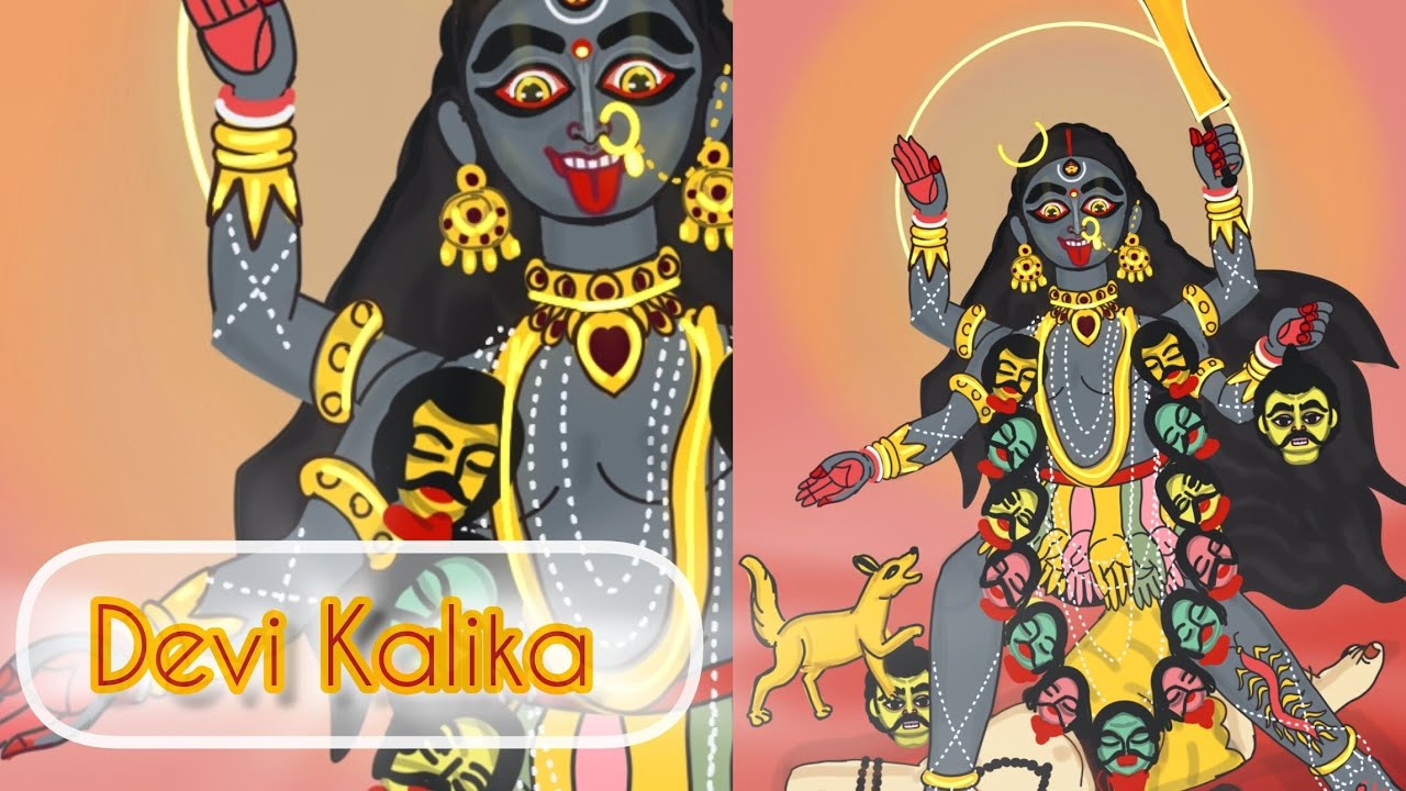 Devi Kalika digital art।।দেবী কালীকা।। #drawing#kali#art#digitalart ...