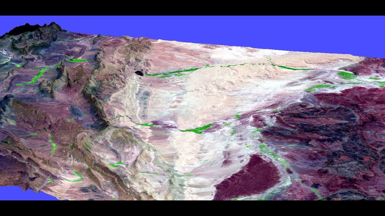 ENVI 3D SurfaceView To visualize elevation or other surface data - YouTube