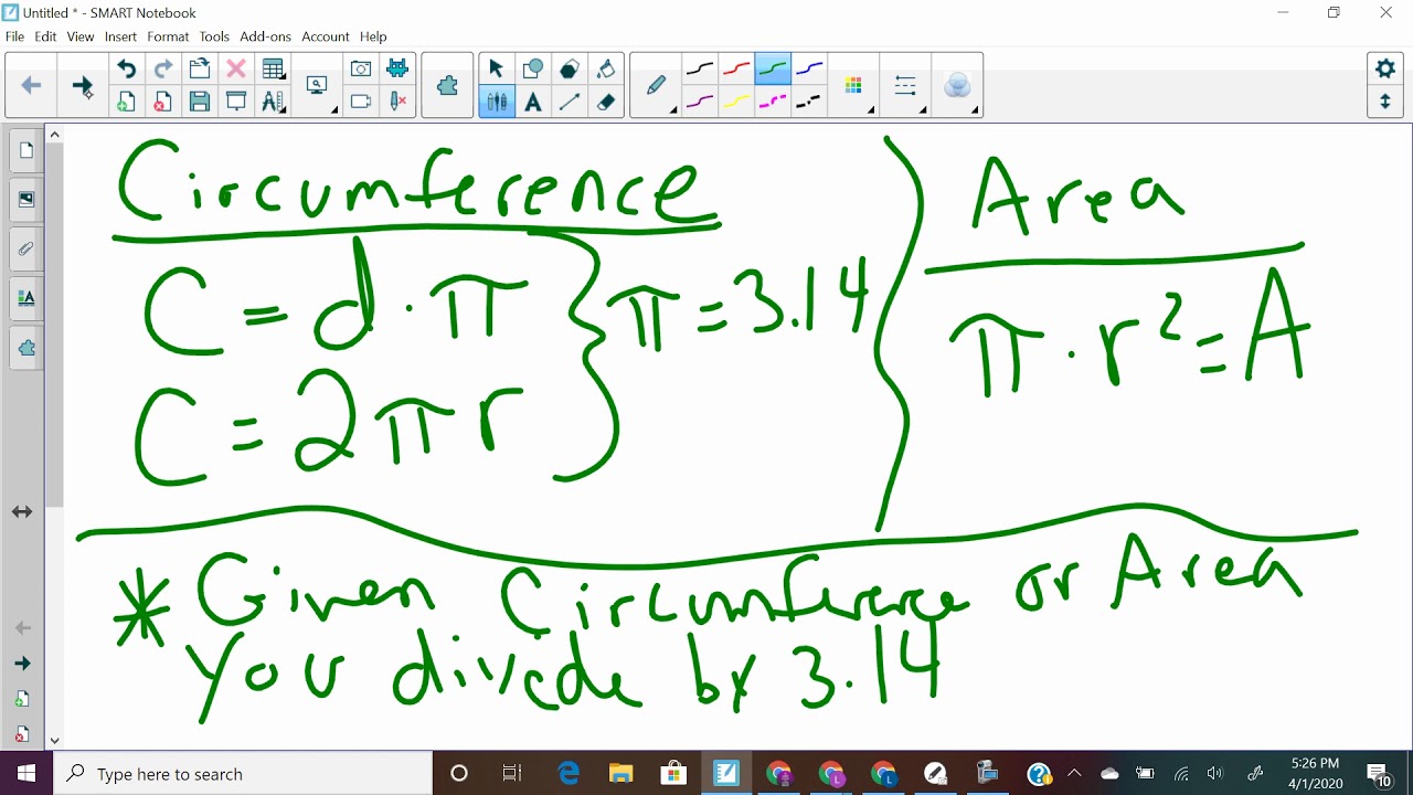 IXL Circle Word Problems Practice - YouTube