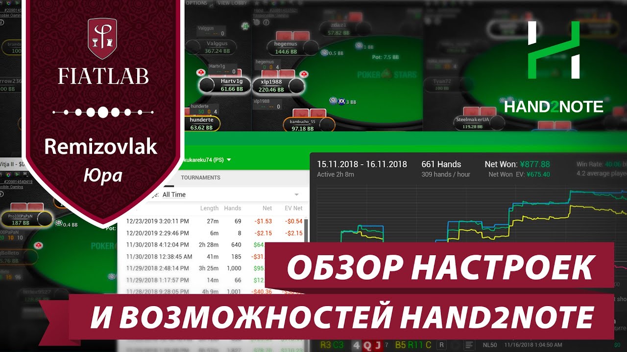 Hand2Note 3 — обзор покер-трекера: настройки и возможности от преподавателя FiatLab Юры ...