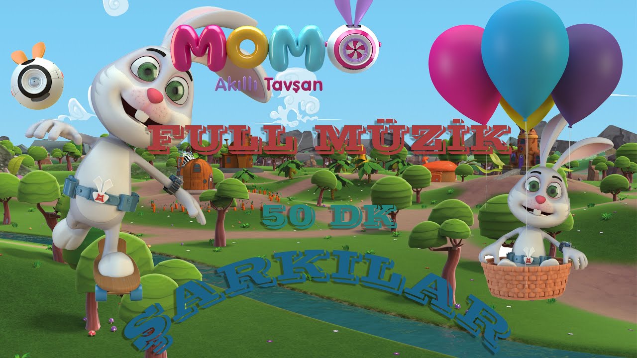 Akıllı Tavşan Momo - 50 Dakika Ful Müzik Animasyon - YouTube
