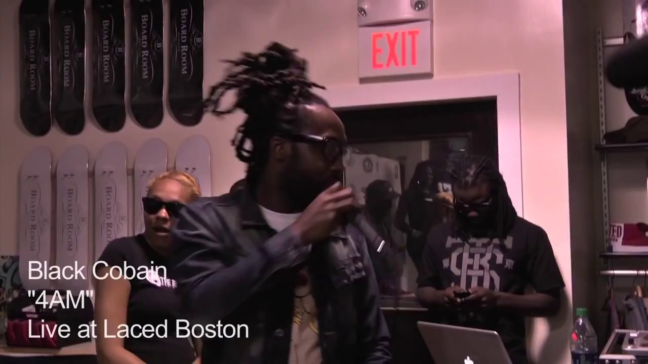 Black Cobain Live Performance at Laced Boston - YouTube