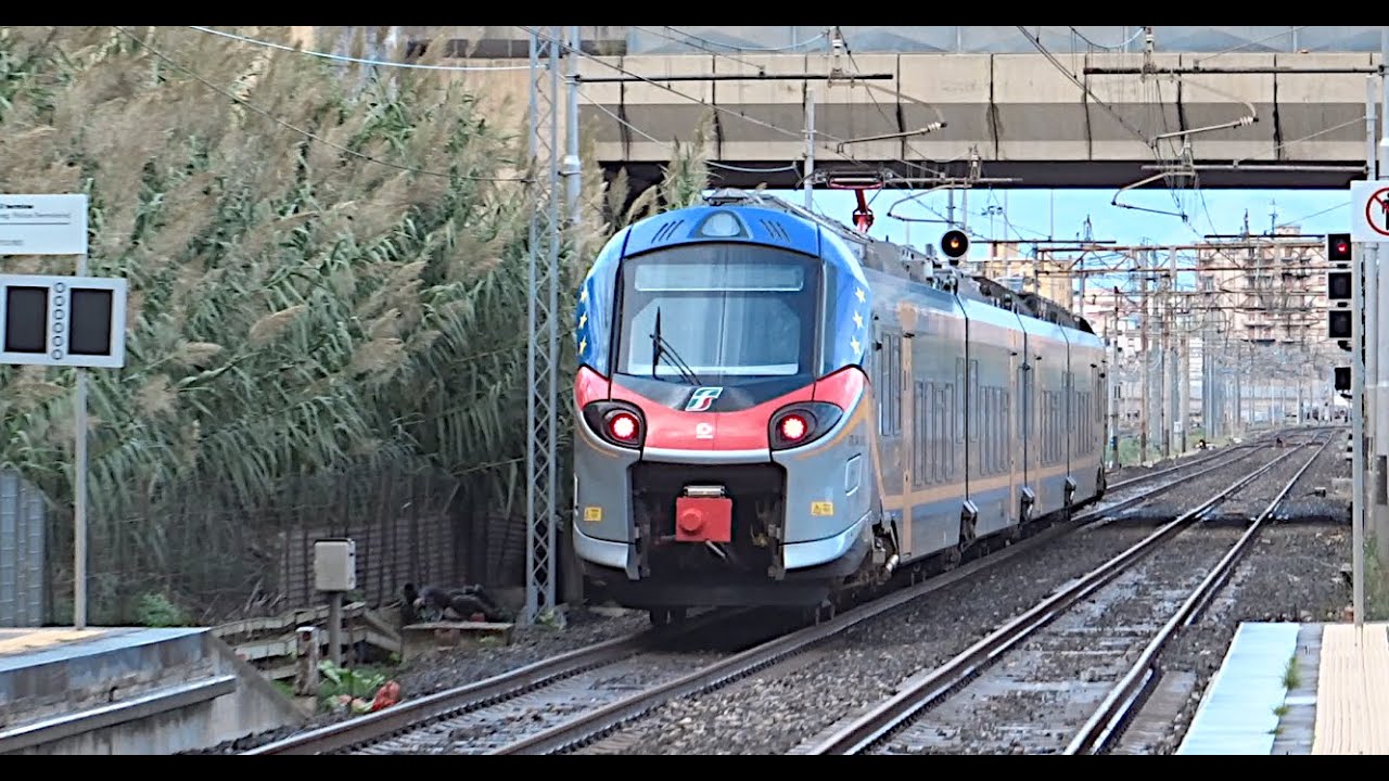 [HD - Treni] STROMBAZZATA ETR 104 "POP ♪♪♪"+Treno Regionale 5355 ...