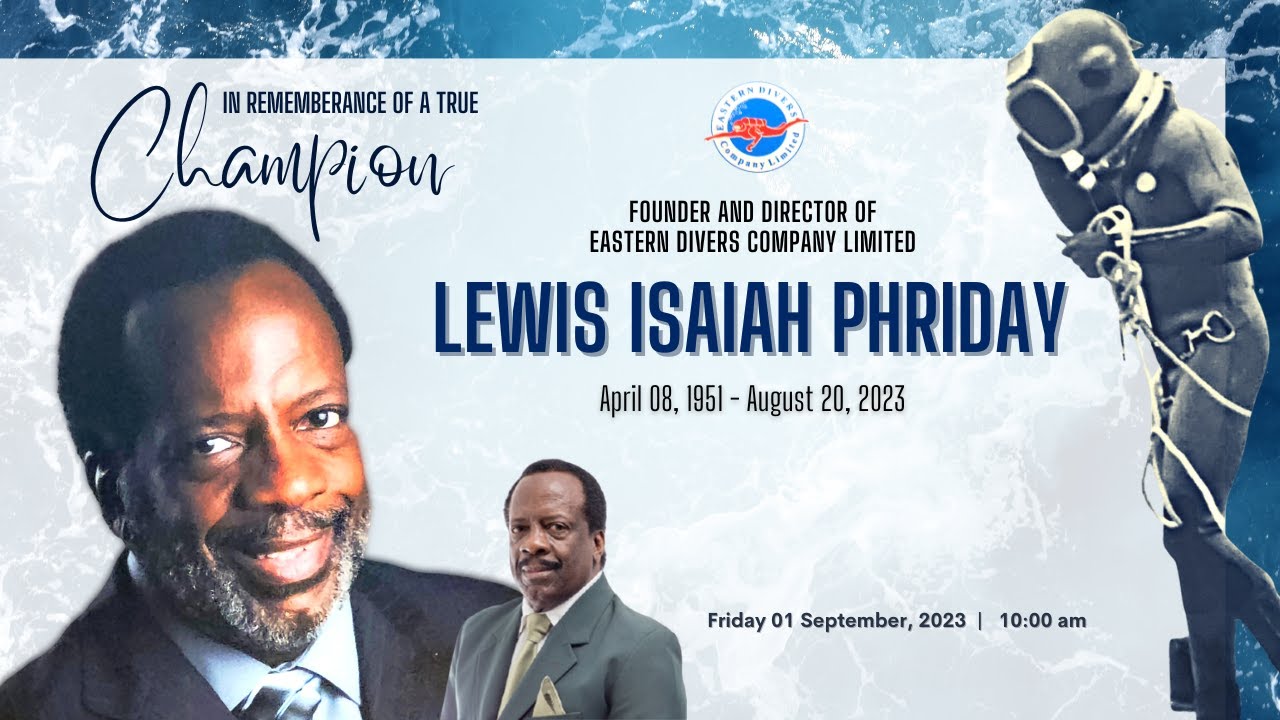 Celebrating the life of Lewis Isaiah Phriday - YouTube
