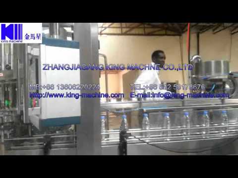 complete water filling line - YouTube