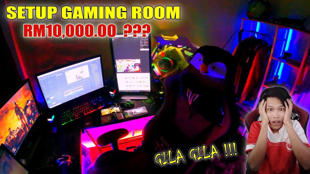 RM10,000.00 PenguinZzz SETUP GAMING ROOM😍 KERJA GILA GUYS BILIK KECIL ...