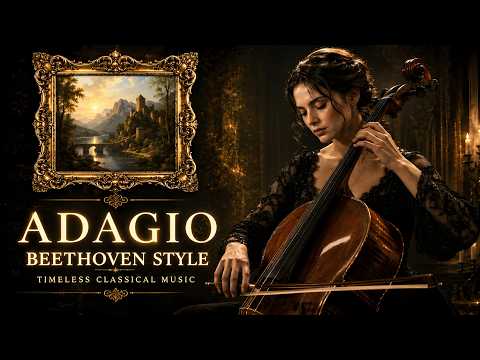 Adagio – Beethoven Style Relaxing Cello, Piano & Violin | Classical Music for Sleep & Relaxation