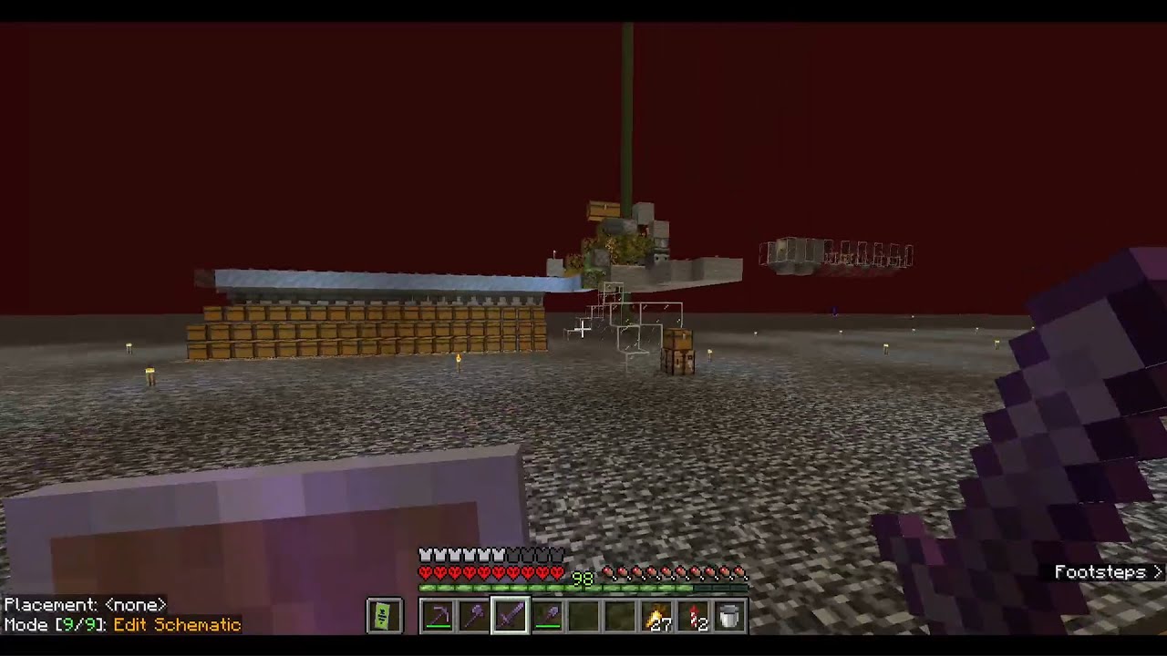 Hardcore Minecraft : Building Nether Farms. : #22 - YouTube