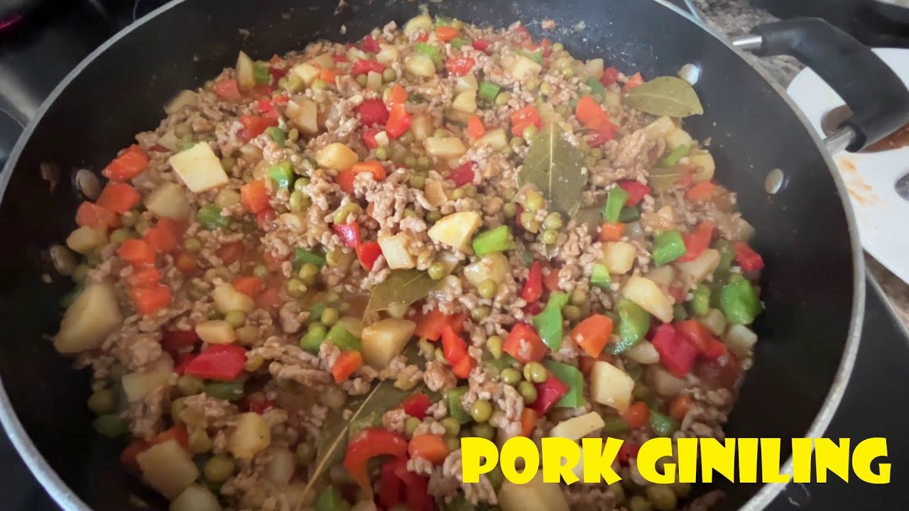 Pork Giniling Recipe - YouTube