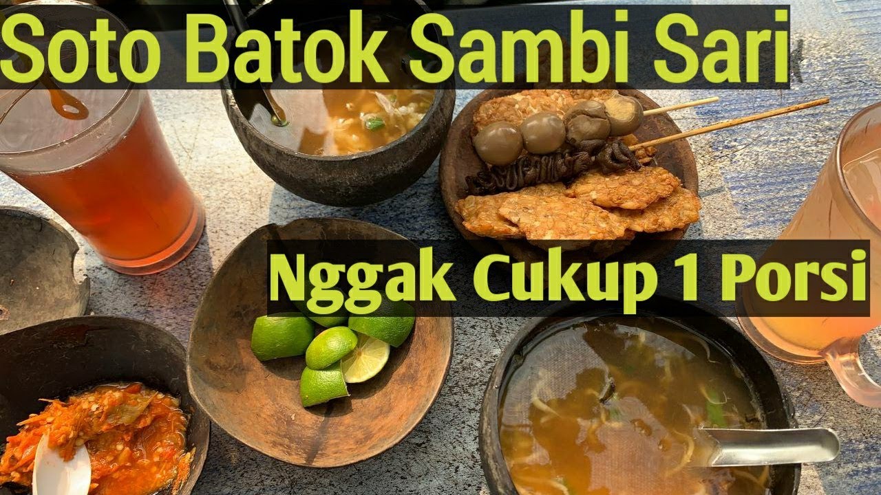 Soto Bathok Mbah Katro Sambi Sari ! Asli Nggak Cukup 1 Porsi ! Enak dan ...