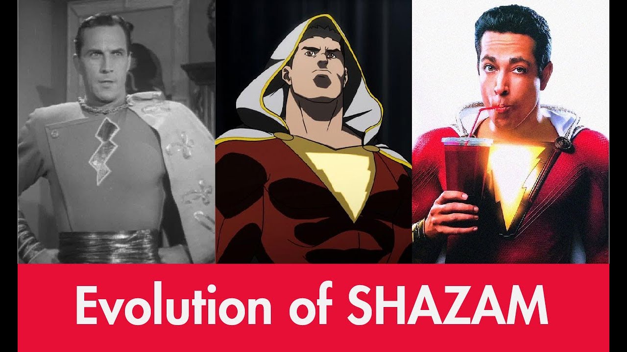 Evolution of Captain Marvel/Shazam in movies, cartoons & TV (1941-2019 ...