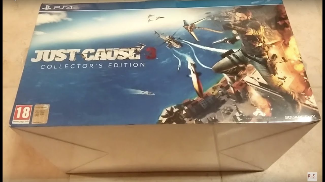Unboxing Just Cause 3 Collector's Edition Ps4 [ITA] - YouTube