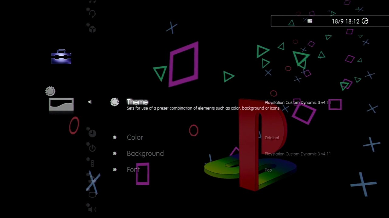 Classic PlayStation Dynamic Theme for PS3 - YouTube