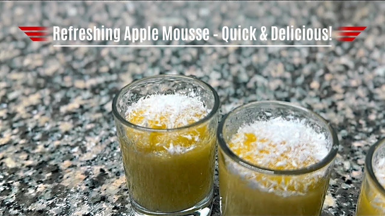 How to make a light mousse with apple juice in just a few minutes ...