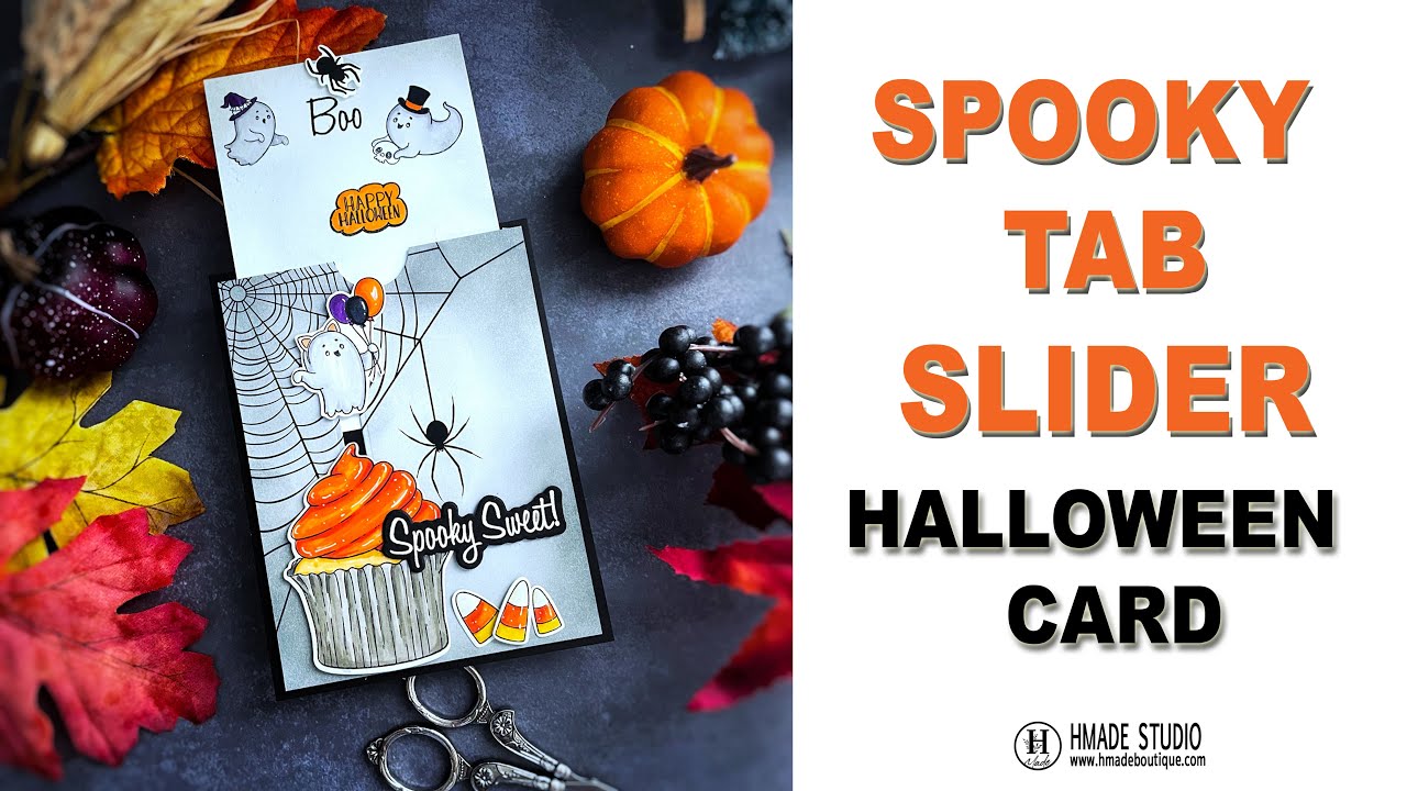 Spooky Tab Slider - Halloween Card - YouTube