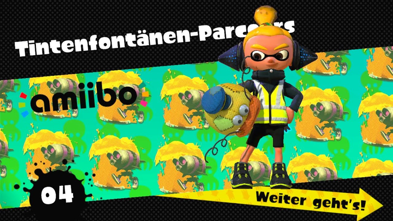 Splatoon 1 Inkling Boy Amiibo Mission Gameplay Part 4 - YouTube