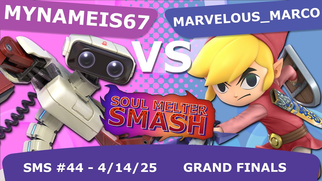 Soul Melter Smash #44 GRAND FINALS - Gyro | MyNameIs67 (ROB) VS CS3 ...