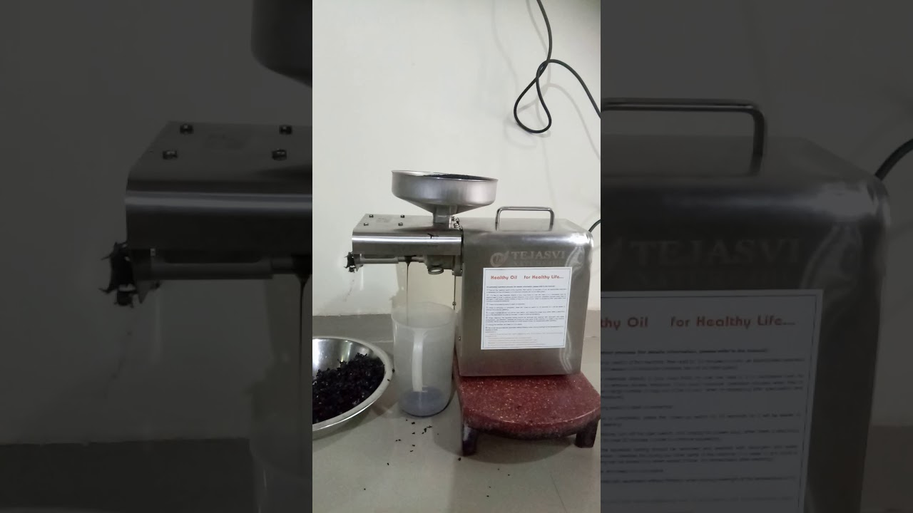 Home made making oil...any oil seeds contect..09904444066 - YouTube